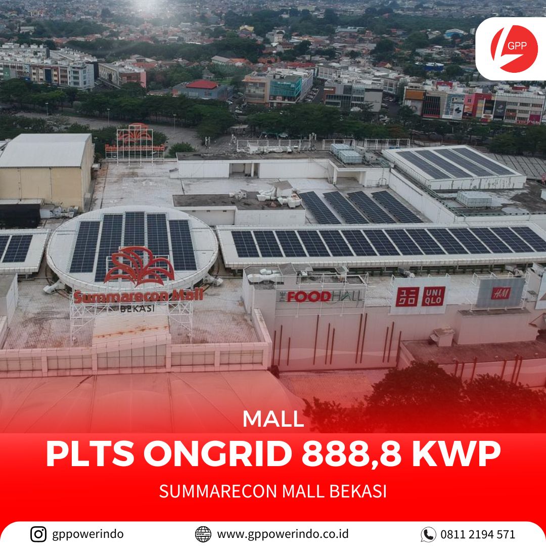 Project PLTS On-Grid 888,8 Kwp - Powersurya